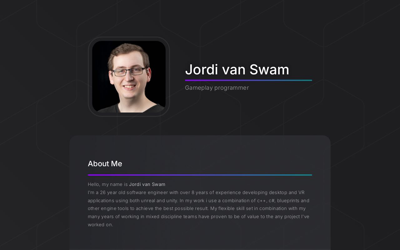 Jordi van Swam - Portfolio